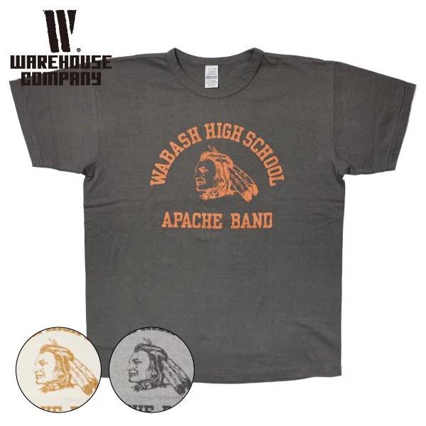 [ネコポス送料200円]ウエアハウス 4064 APACHE BAND Tシャツ セコハン セカンドハンド 2ND-HAND ...