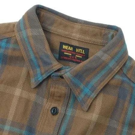 UES [予約商品]ウエス 502551 エクストラヘビーネルシャツ ベージュ EXTRA HEAVY FLANNEL SHIRT 2025年 ...