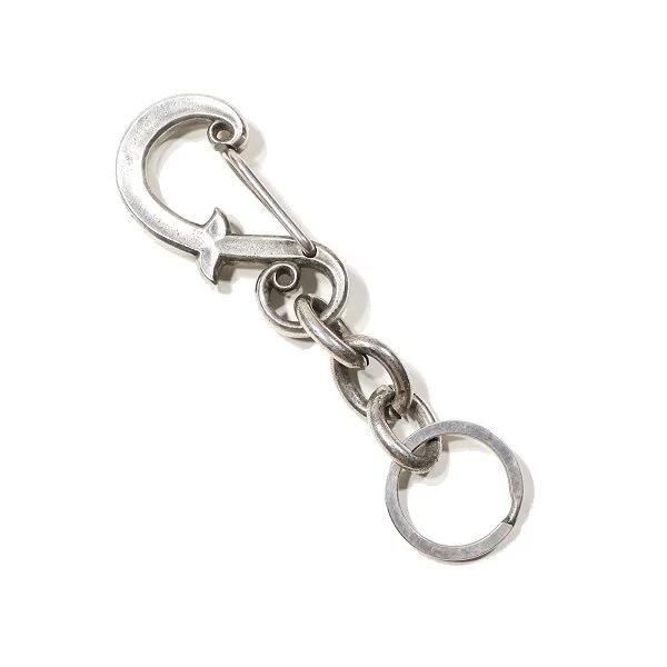 OPUS [ネコポス送料200円]インセプション 真鍮キーホルダー Fフォールカラビナキーホルダー 本銀シルバーメッキ KEY HOLDER IPK-04 INCEPTION ...