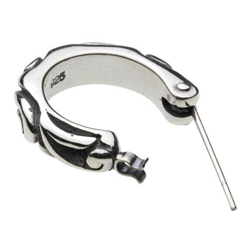 cenote ピアス シルバー アクセサリー スクロールアラベスク 唐草 ツタ ロック ミュージシャン 植物 メンズ セノーテ e0527 : cenote シルバーアクセサリー - 通販 ...