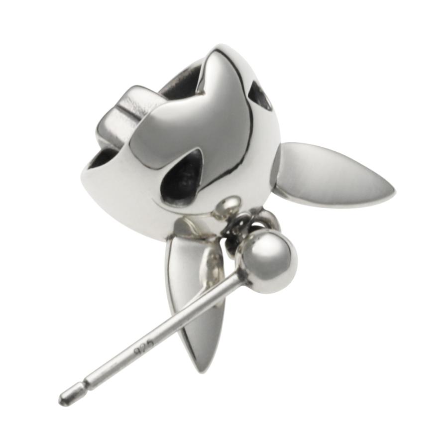 cenote ピアス シルバー アクセサリー うさぎ 兎 卯年 バニー 鐘 sv925 スタッド メンズ セノーテ e0638 ...