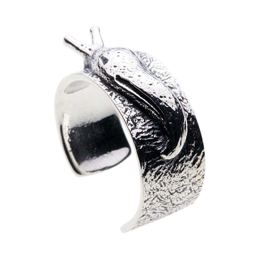 cenote イヤーカフ シルバー アクセサリー なめくじシルバー キモかわいい 蛞蝓 軟体動物 ポップ ユニーク イヤカフ メンズ セノーテ e2082 : cenote シルバー ...