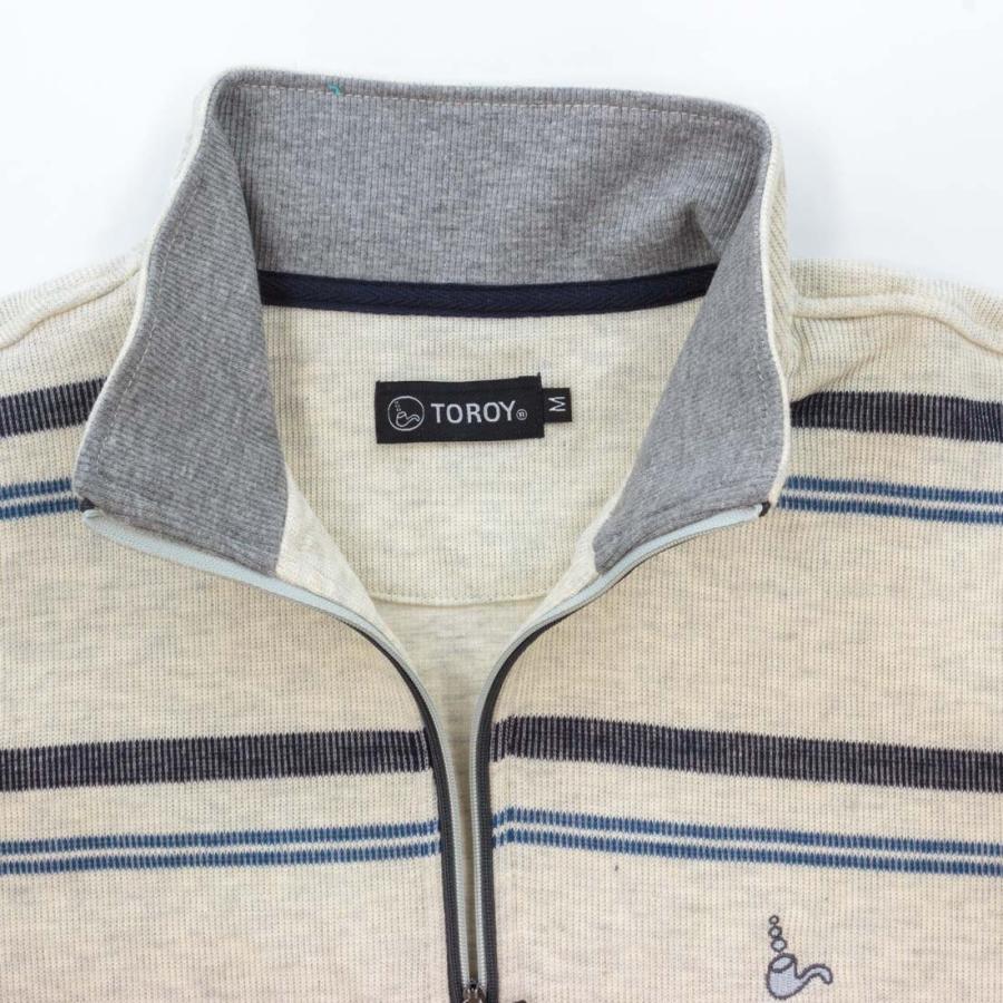 TOROY トロイ ハーフジップ トレーナー ブルゾン シニアファッション 70代 80代 90代 春夏 メンズ 父の日 敬老の日 : おしゃれセンターうらしま - 通販 - Yahoo!ショッピング