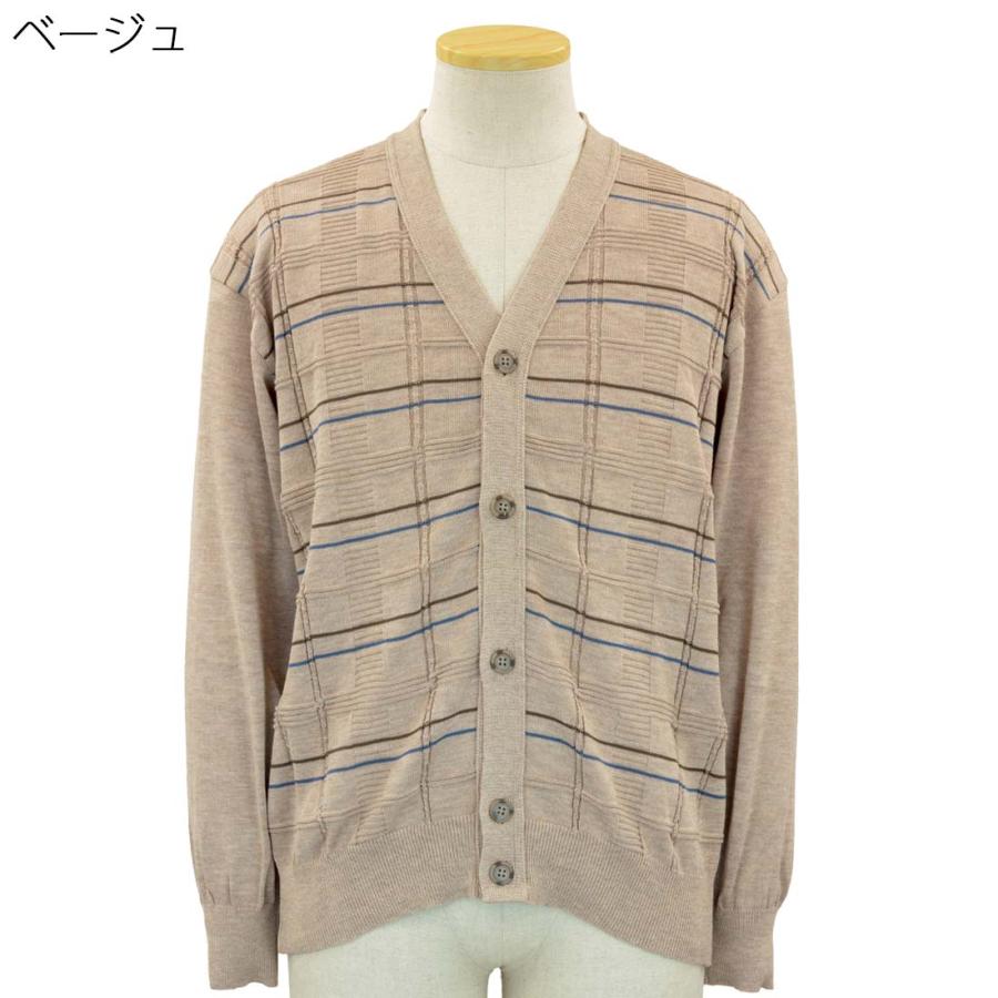 紳士 カーディガン 日本製 洗濯機洗い可 :1001467:おしゃれセンターうらしま - 通販 - Yahoo!ショッピング