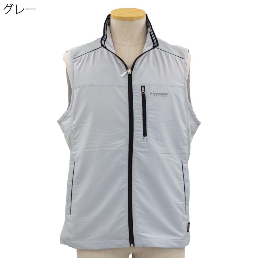 DUNLOP REFINED ダンロップ 7ポケット 軽量 メッシュ 切替 ベスト シニア 紳士 敬老の日のプレゼント トップス シニア 老人 ...