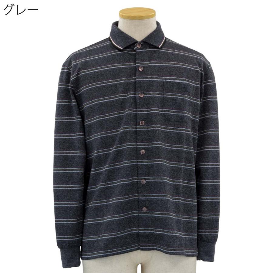 シニア 紳士 ななめボタンホール 全開 前開き ポロ シャツ シニアファッション 70代 80代 90代 : 1001740 : おしゃれ ...