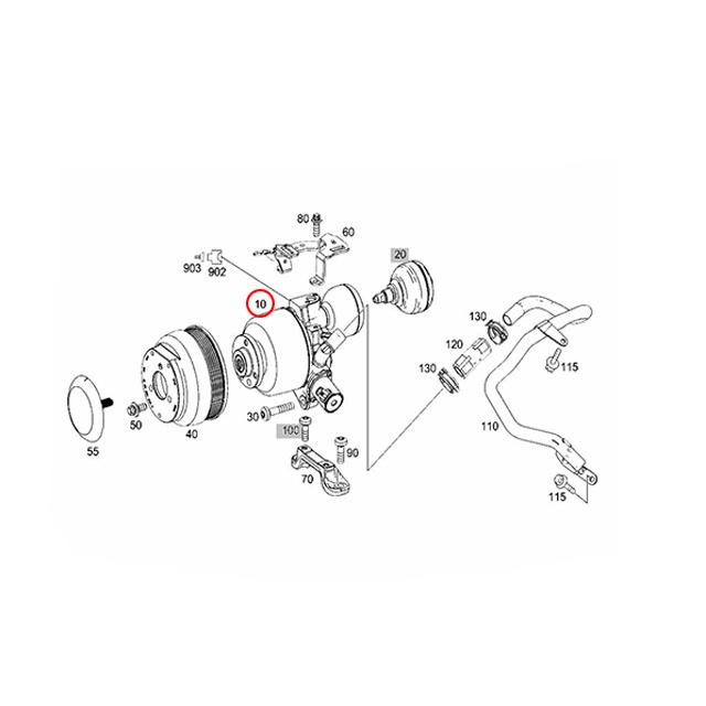 Mercedes-Benz 純正品 ハイドロリックポンプ メルセデスベンツ Sクラス W221 S550 S63AMG : セントピア ...