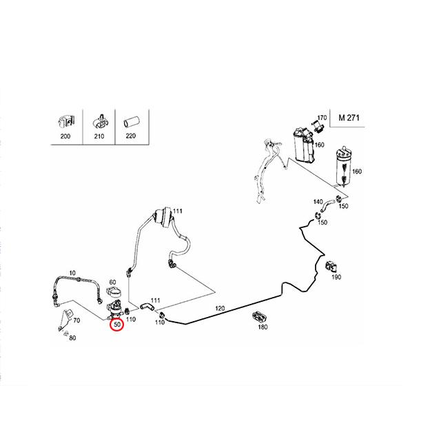 Mercedes-Benz パージバルブ メルセデスベンツ Eクラス W210 E230 E320 : セントピア ショッピングストア - 通販 - Yahoo!ショッピング