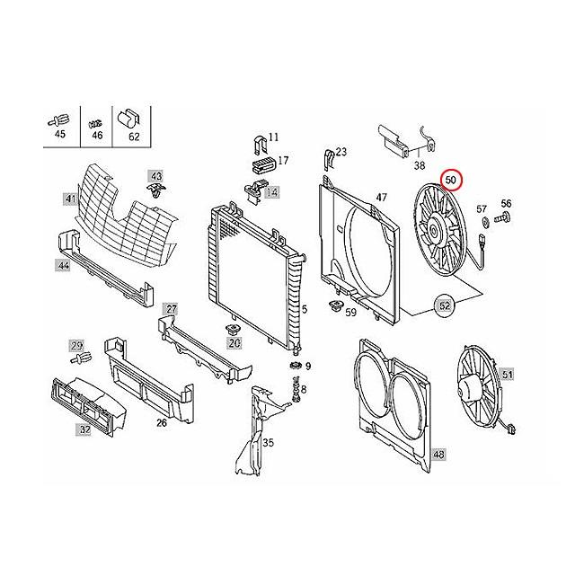 ラジエター 電動ファン モーター メルセデスベンツ Eクラス W210 E230 E240 E320 : 0005401588-ed03 : セントピア ショッピングストア - 通販 ...