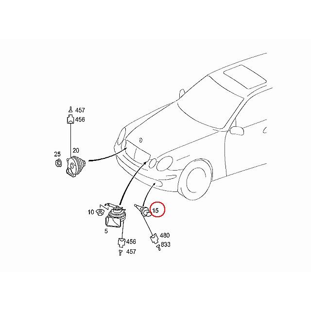 Mercedes-Benz 外気温度センサー メルセデスベンツ Eクラス W212 E250 E300 E350 E350ブルーテック E500 E550 E63AMG : セントピア ...