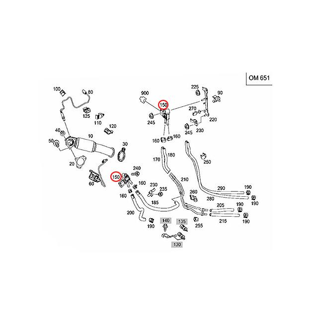 Mercedes-Benz DPFセンサー メルセデスベンツ Cクラス W205 C220D : セントピア ショッピングストア - 通販 ...