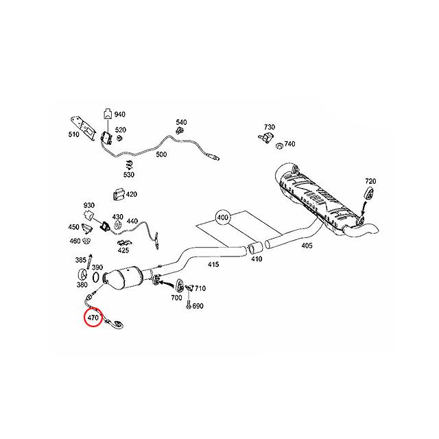 排気温度センサー メルセデスベンツ Mクラス W166 GLE350D ML350D :0009058604-ed02:セントピア ...