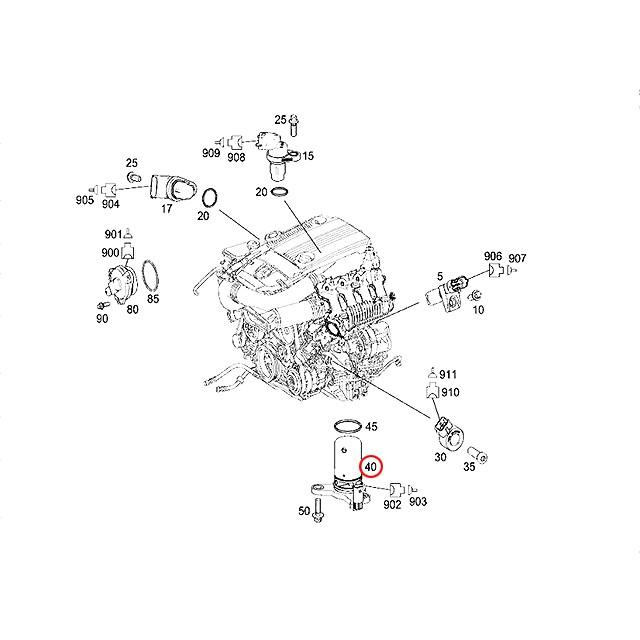 Mercedes-Benz 純正品 エンジン オイルレベルセンサー メルセデスベンツ R171 R172 W203 W204 W207 ...