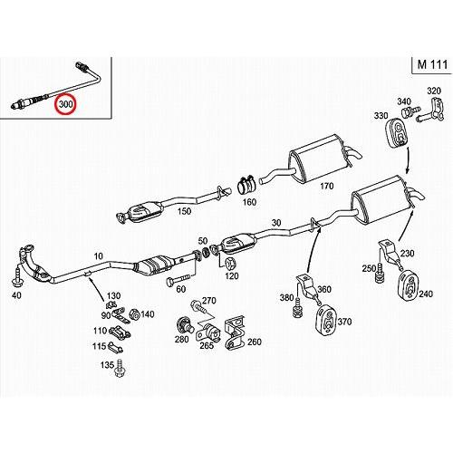 O2センサー メルセデスベンツ Cクラス W203 C180 C200 : 0015404717-ed01 : セントピア ショッピングストア ...