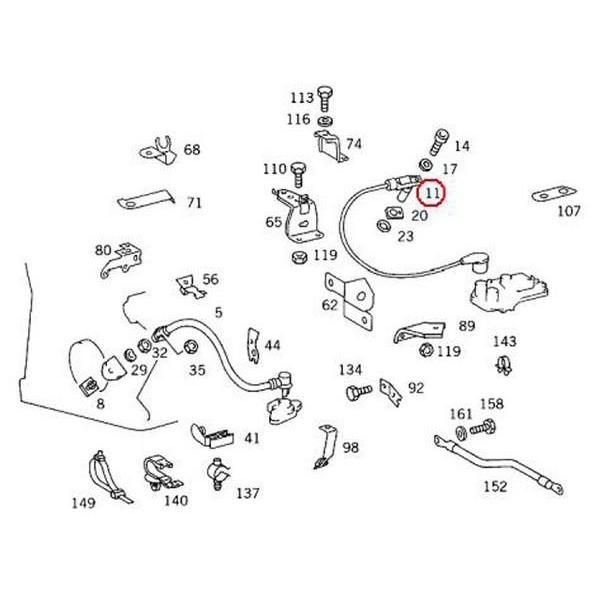 Mercedes-Benz クランク角センサー メルセデスベンツ Eクラス W124 220E 220TE 230E 230TE 280E 320CE 320E 320TE E220 E280 ...