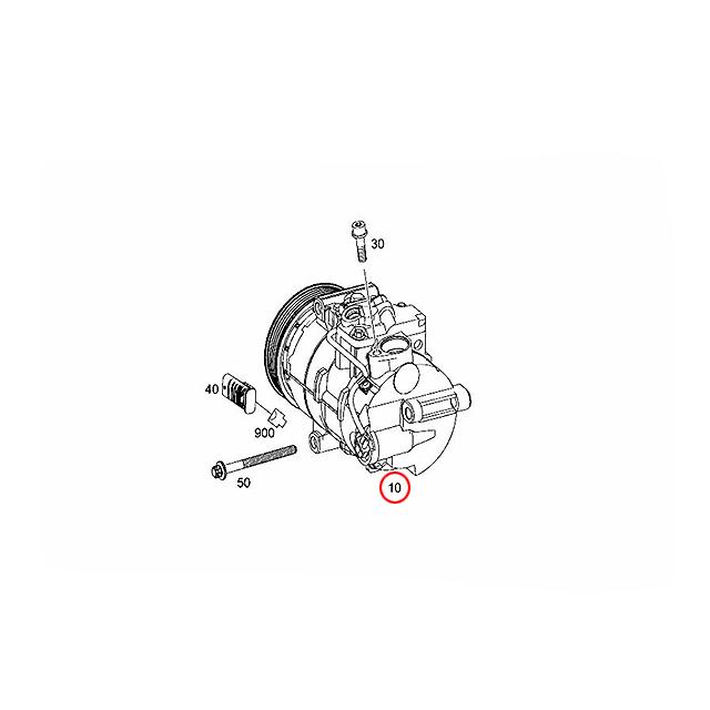 Mercedes-Benz エアコンコンプレッサー メルセデスベンツ Aクラス W176 A180 A250 A45AMG Oリング付 新品 ...