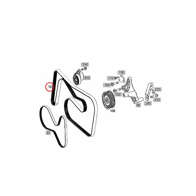 純正 ファンベルト メルセデスベンツ Sクラスクーペ W217 S63AMG 4マチック :0039936296-ed02:セントピア ...