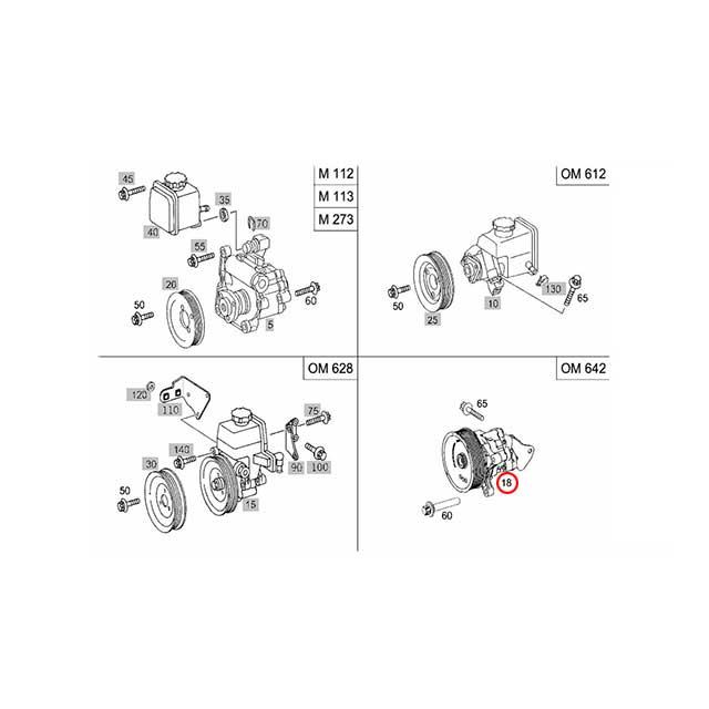 Mercedes-Benz パワステポンプ メルセデスベンツ Gクラス W463 G350D : セントピア ショッピングストア - 通販 ...