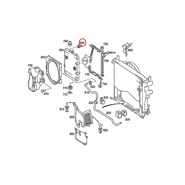 水温センサー メルセデスベンツ ミディアムクラス W124 230E 230TE E300TD : 0065451524-ed08 : セント ...
