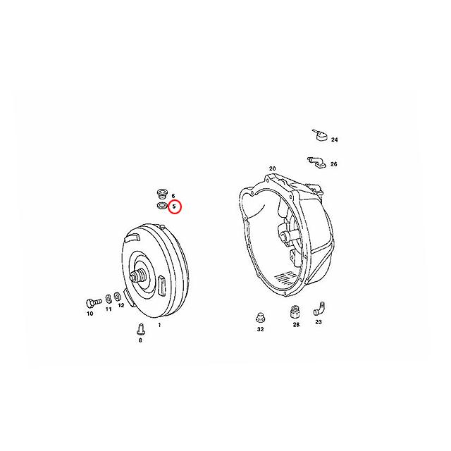 Mercedes-Benz ATオイルパン用 ドレンワッシャー メルセデスベンツ Vクラス W638 V230 V280 : セントピア ...