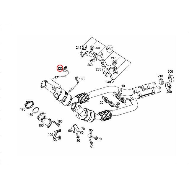 Mercedes-Benz O2センサー メルセデスベンツ Cクラス W205 C450AMG : セントピア ショッピングストア - 通販 ...