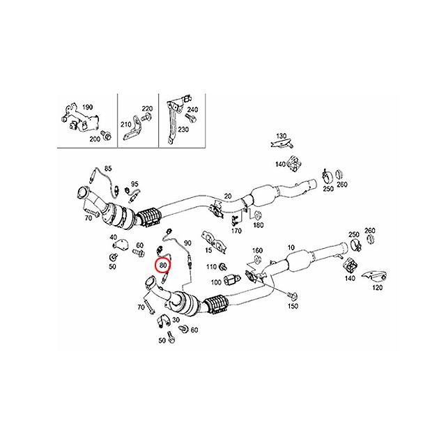 O2センサー メルセデスベンツ Cクラス W205 C450AMG 4マチック : 0095426218-ed02 : セントピア ...