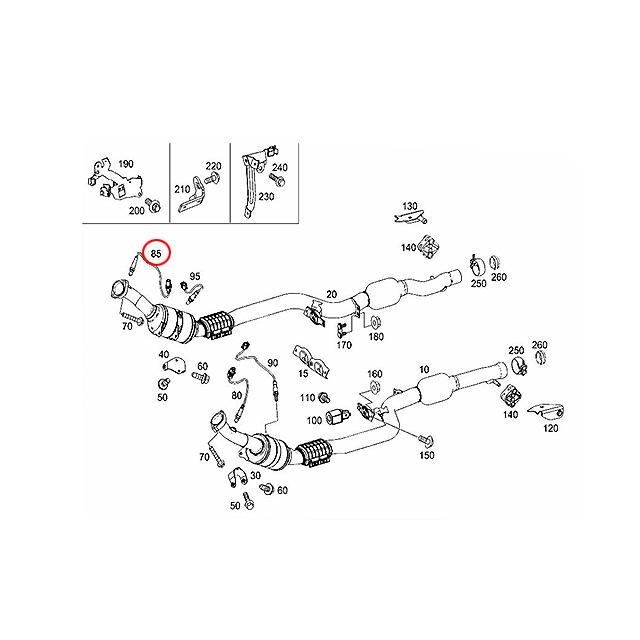 O2センサー メルセデスベンツ Sクラス クーペ W217 S550 :0095426318-ed05:セントピア ショッピングストア ...