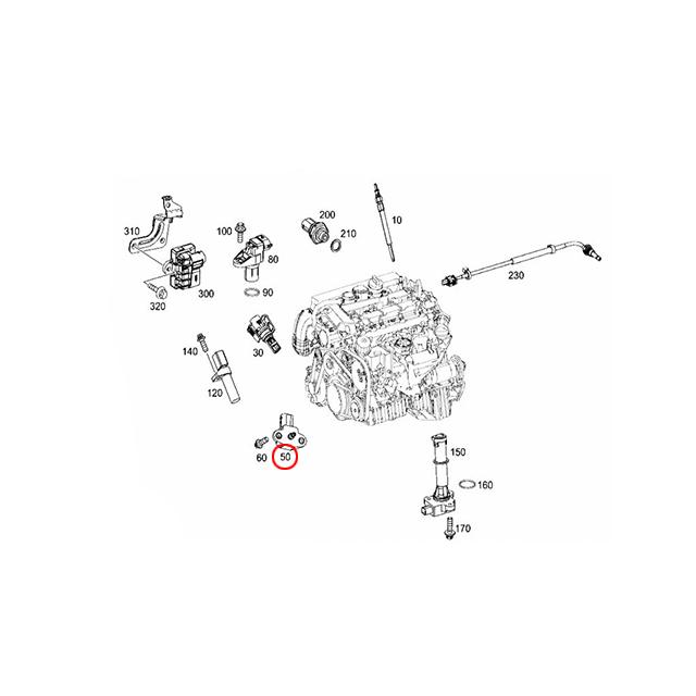 Mercedes-Benz ブーストプレッシャーセンサー メルセデスベンツ Eクラス W212 E220D : セントピア ショッピングストア ...