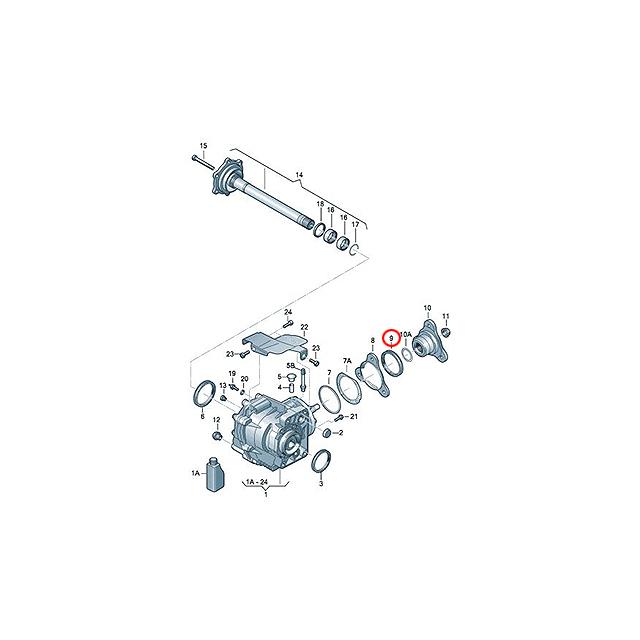 Audi デフサイドシール アウディ Q5/SQ5 8RCALF 8RCDNF 8RCHJF 8RCNCF 8RCTVF 8RCTXF ...