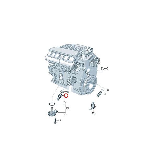 オイルプレッシャースイッチ オイル圧力センサー アウディ A4/S4 8KCAKF 8KCALF 8HBDV :038919081M-ed04 ...