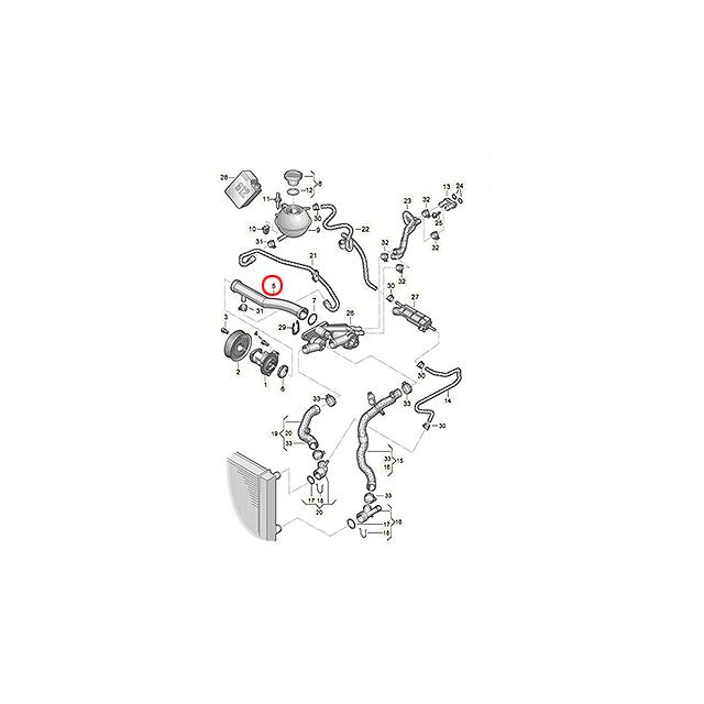 ウォーターホース フォルクスワーゲン ポロ 9NBBY 9NBJX 9NBKY 9NBTS 9NBUD POLO : 03c121065d ...