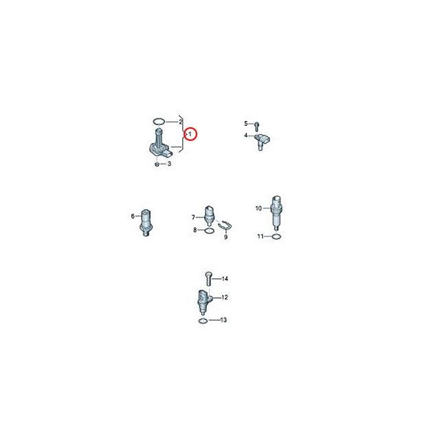 エンジンオイル レベルセンサー フォルクスワーゲン パサートシーシー 3CBWSC CC :03C907660S-ed01:セントピア ...