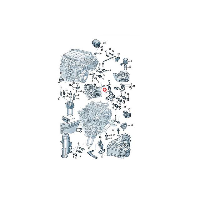 Audi 水温センサー アウディ A4 S4 8DAAHF 8DABC 8DACKF 8DADR 8DAEBF 8DAGA 8DAGAF 8DAGBF 8DAPS 8DAPSF 8DAPT ...