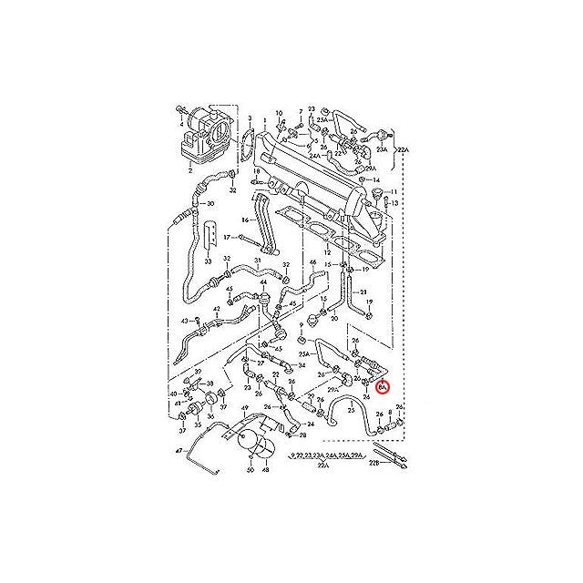 チェックバルブ フォルクスワーゲン アウディ ゴルフ4(1J) TT(8N) :06A133529C:セントピア ショッピングストア - 通販 ...