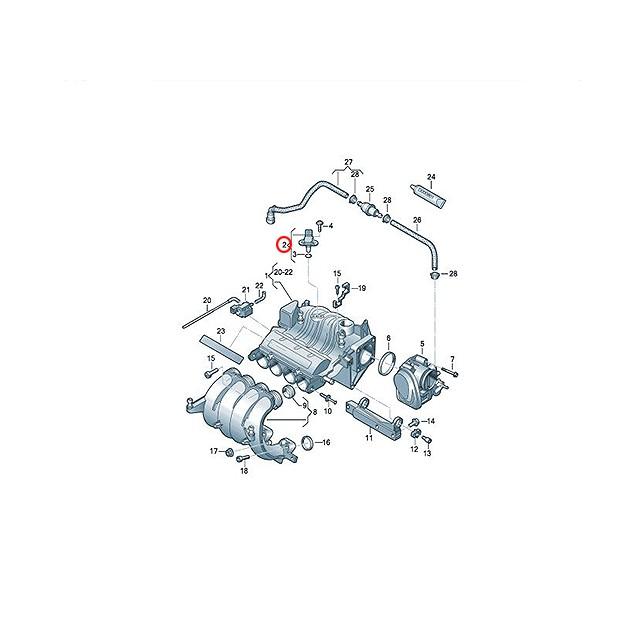 Audi インテーク プレッシャーセンサー アウディ A3 8PAXW 8PBGU 8PBLR 8PBLX 8PBSE 8PBVY : セントピア ショッピングストア - 通販 - Yahoo ...