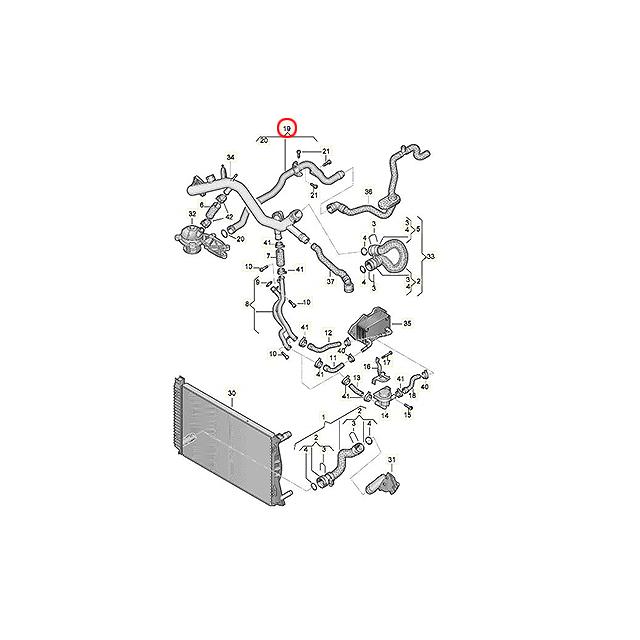 Audi ウォーターパイプ アウディ A6 4FAUKA 4FAUKS 4FBATA 4FBATS 4FBDW 4FBDXS 4FBVJA ...