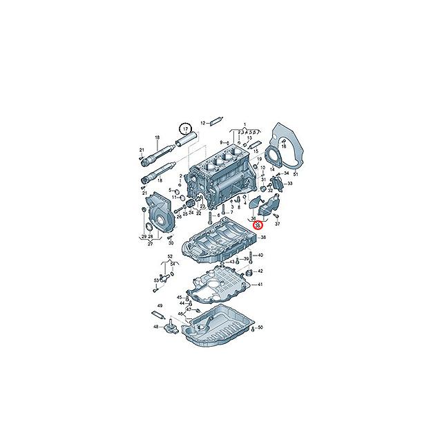 オイルセパレーター フォルクスワーゲン ティグアン 5NCAW 5NCCZ TIGUAN :06H103464L-ed07:セントピア ...