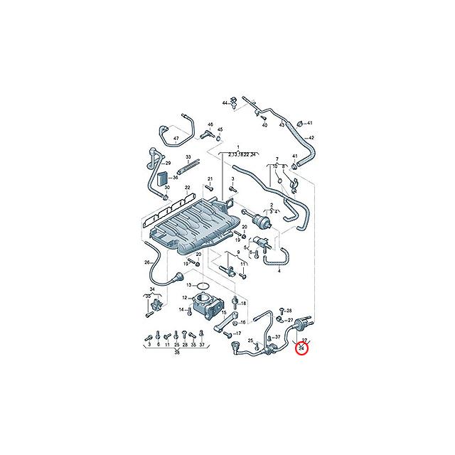 純正品 パージバルブ アウディ A4 8KCAB 8KCDH : 06h133781cc : セントピア ショッピングストア - 通販 ...