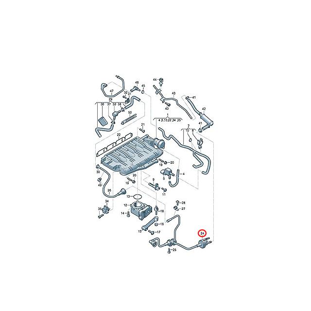 Audi ブリーザーホース アウディ A4(8K) A5(8F) A6(4G) パージバルブ付き : セントピア ショッピングストア - 通販 - Yahoo!ショッピング