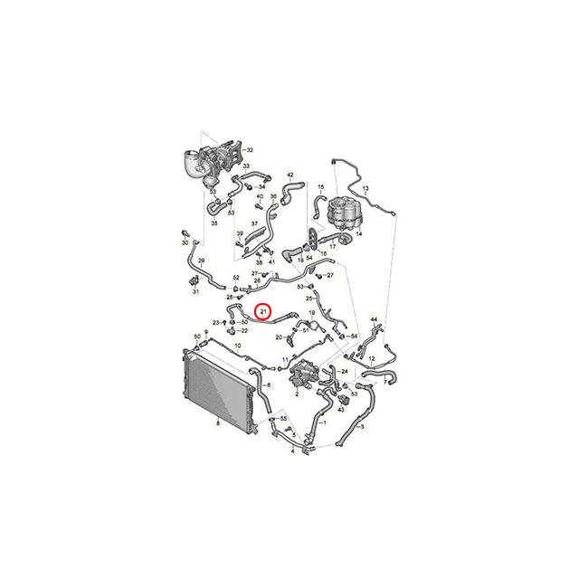 ウォーターホース アウディ A4 S4 RS4 8WCVK 8WCVN 8WCWGF 8WCYRA 8WCYRF 8WDECF ...