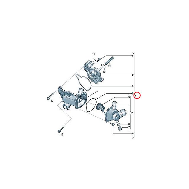 Audi 純正品 ウォーターポンプ アウディ Q7 4LBARS : セントピア ショッピングストア - 通販 - Yahoo!ショッピング
