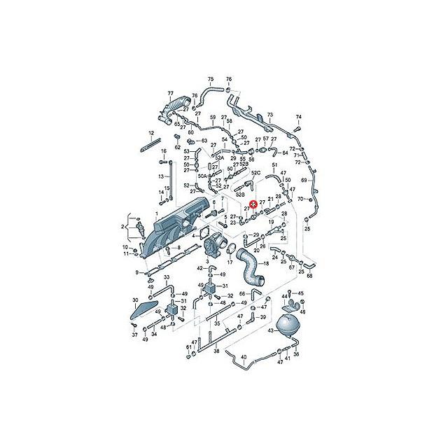 チェックバルブ アウディ A8 4EBPKF :07C133529A-ed04:セントピア ショッピングストア - 通販 - Yahoo!ショッピング