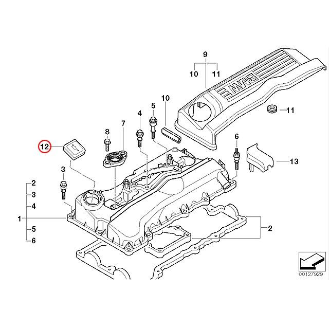 BMW 純正品 エンジン オイルフィラーキャップ BMW E46 E60 E61 E63 E87 E90 E91 Z4(E85) Z4(E86) : セントピア ショッピングストア - 通販 ...
