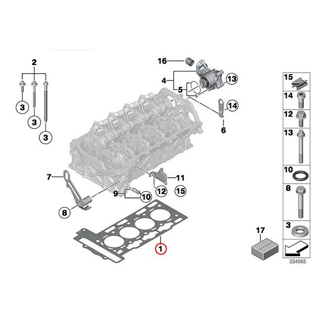 MINI シリンダーヘッドガスケット MINI(ミニ) R55 R56 R57 R58 R59 R60 R61 クーパーS ジョンクーパー ...