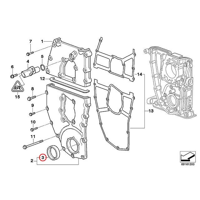 BMW クランクシール フロント E30 E36 E46 Z3(E36) : セントピア ショッピングストア - 通販 - Yahoo!ショッピング