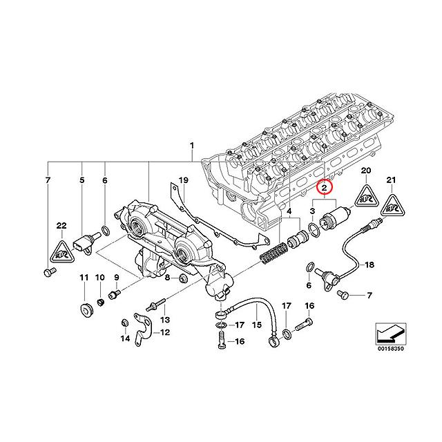 BMW VANOS ソレノイドバルブ E39 E46 E60 E61 X3(E83) X5(E53) Z3(E36) Z4(E85) Z4(E86) : セントピア ショッピングストア ...