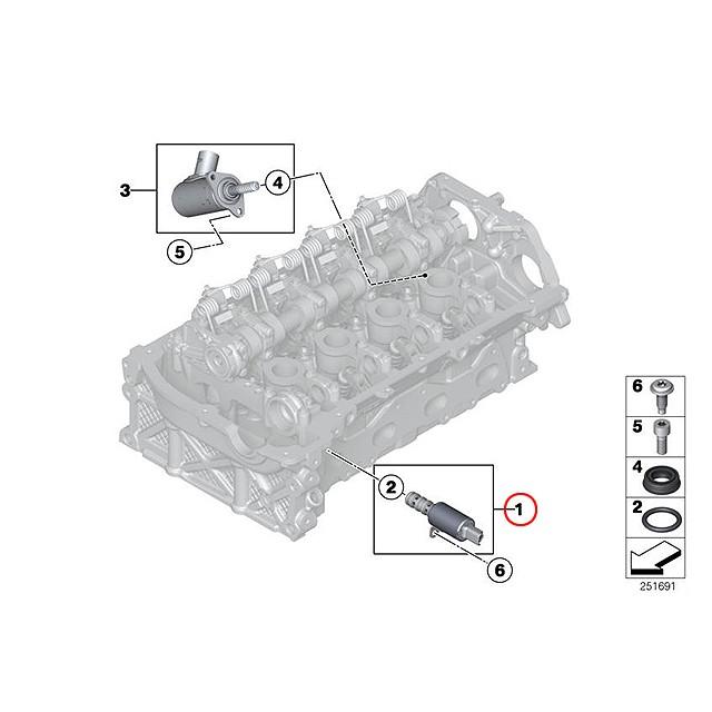 MINI VANOS ソレノイドバルブ MINI(ミニ) R55 R56 R57 R58 R59 R60 R61 クーパー クーパーS ジョン ...