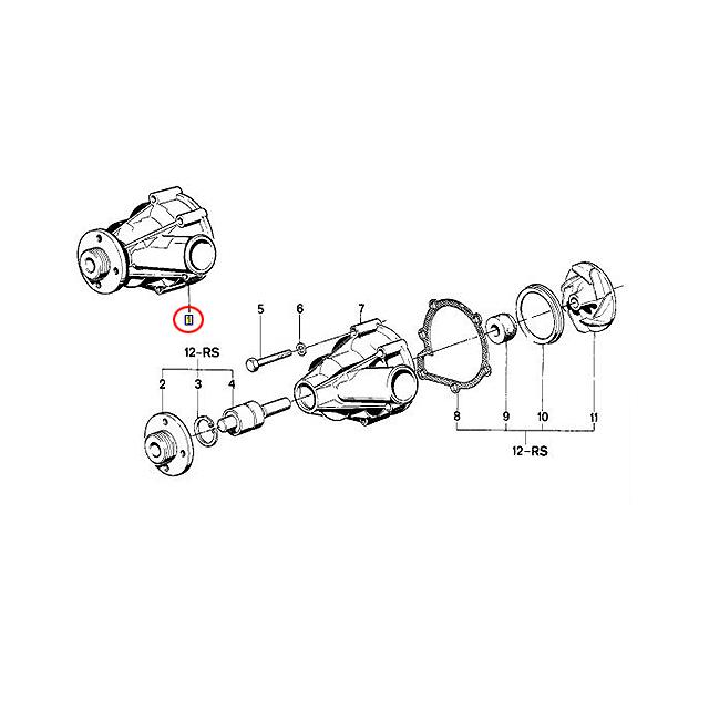 BMW ウォーターポンプ BMW E24 E32 E34 M30 直6エンジン : セントピア ショッピングストア - 通販 - Yahoo ...