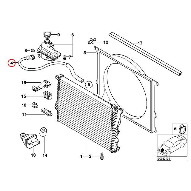 BMW 純正品 ウォーターホース Z3シリーズ E36 2.0 2.2i 2.8 3.0i M3.2 CH28 CJ28 CK28 CK32 ...
