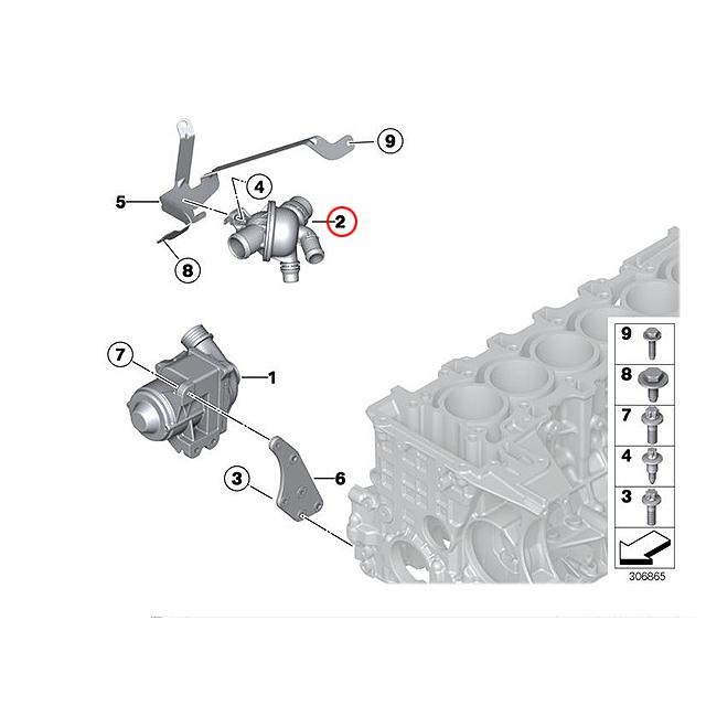 サーモスタット BMW 7シリーズ F02 740Li YE30 :11538671514-ed02:セントピア ショッピングストア - 通販 ...